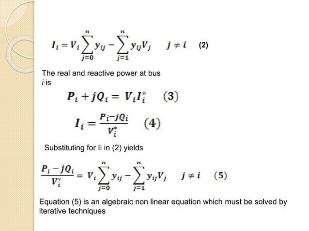 Gauss Siedel method of Load Flow | PPTX | Physics | Science