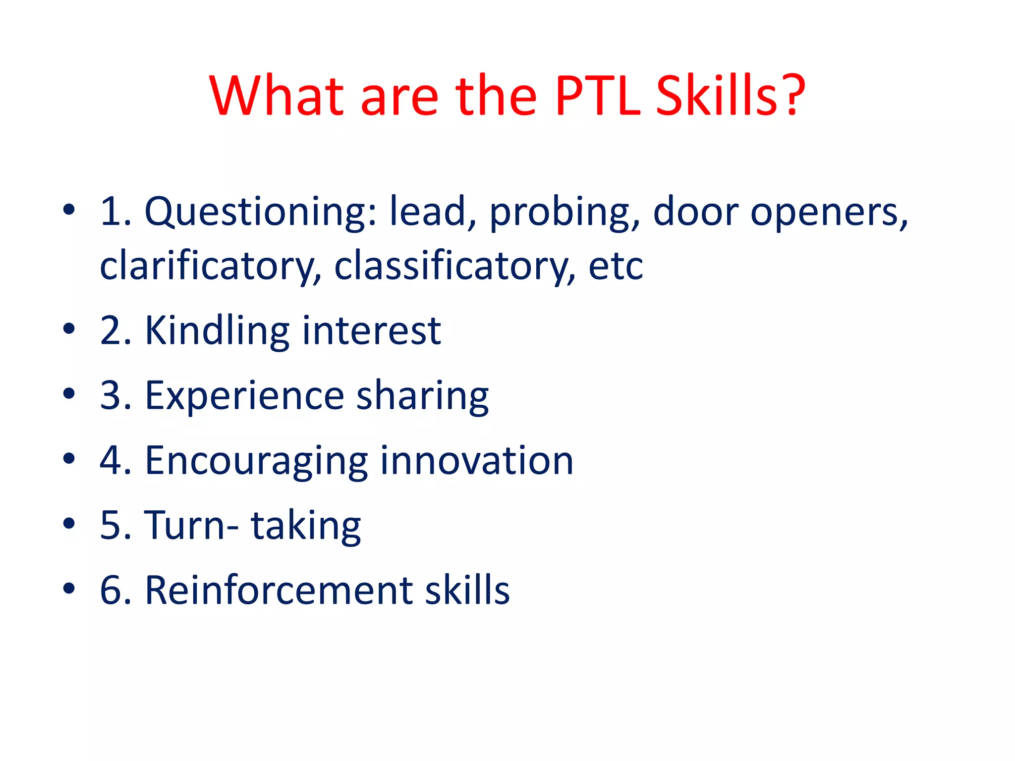 PARTICIPATORY TEACHING LEARNING STRATEGIES FOR CHILDREN | PPT
