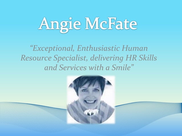 Angie McFate Slideshare | PPTX | Human Resources | Business