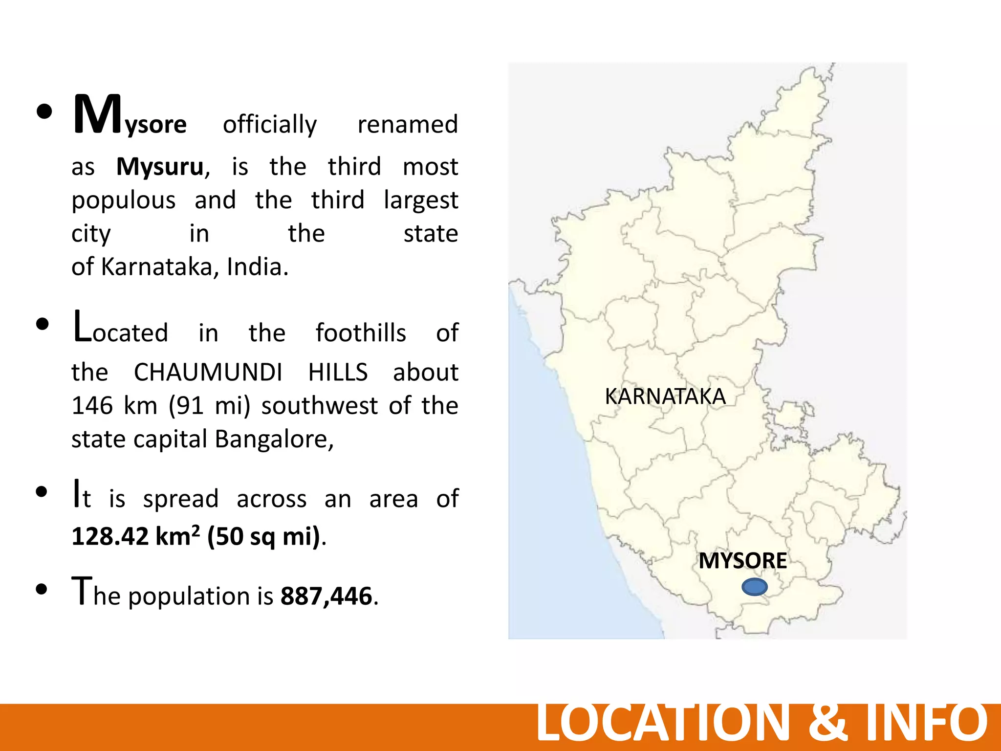 Mysore Town Planning By Akash Thottarath | PPTX