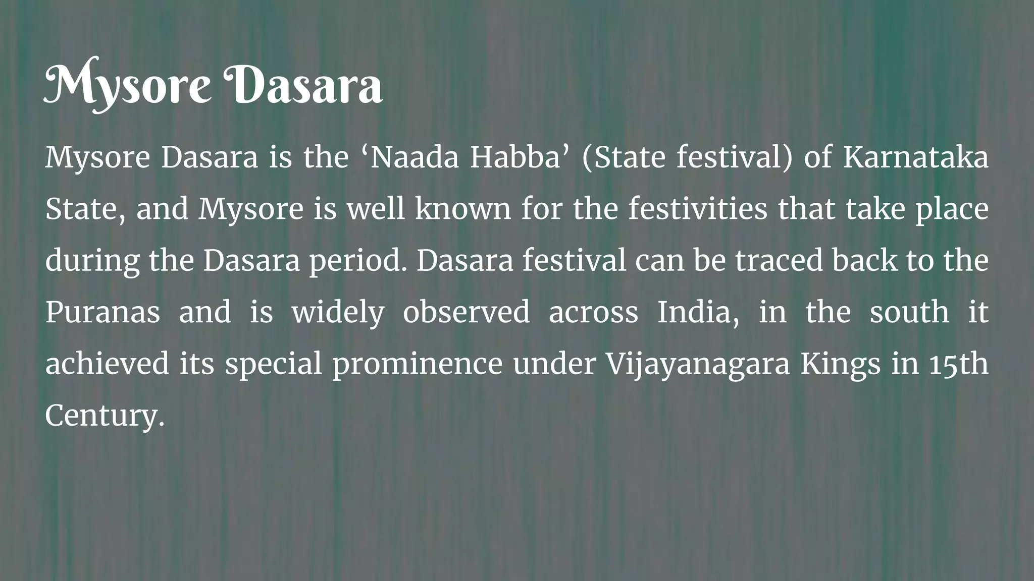 Mysore city ppt | PDF