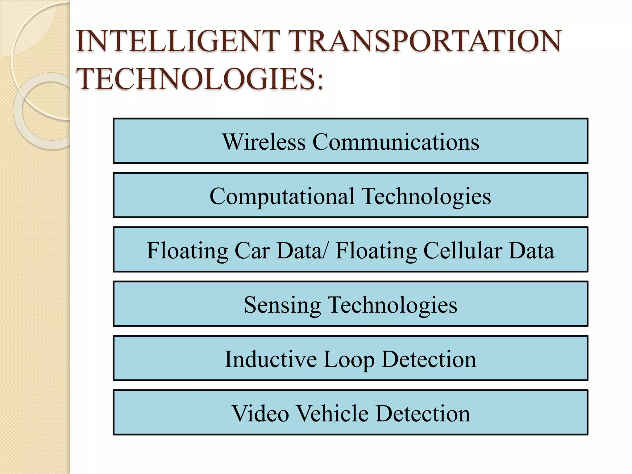 Intelligent transportation system | PPT