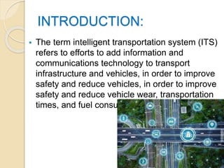 Intelligent transportation system | PPTX
