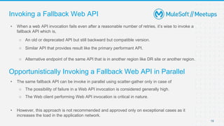 Designing Fault Tolerant APIs to keep Application Network Intact | MuleSoft Mysore Meetup #23 | PPTX