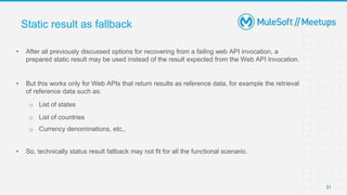 Designing Fault Tolerant APIs to keep Application Network Intact | MuleSoft Mysore Meetup #23 | PPTX