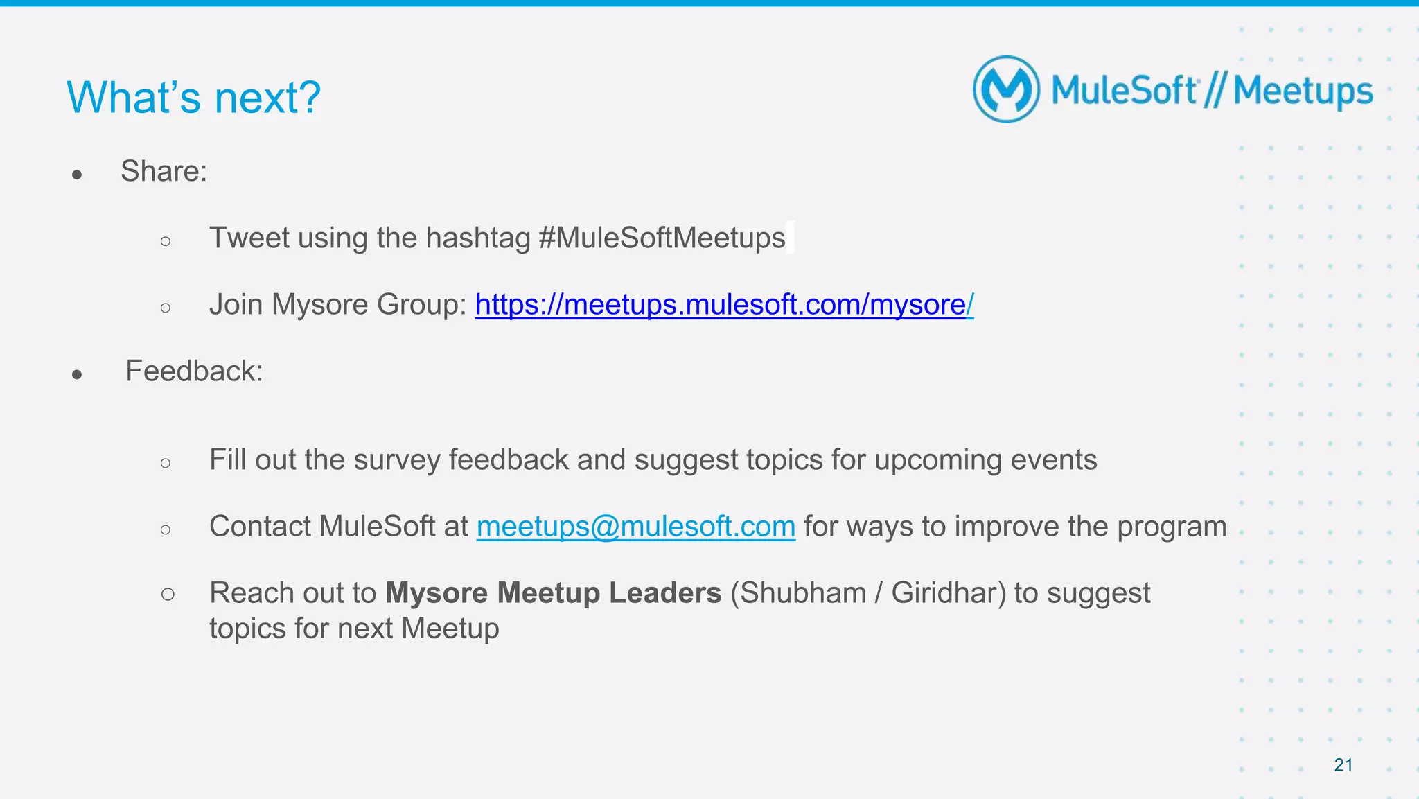 Error Handling In Mule 4 | MuleSoft Mysore Meetup #10 | PPTX | Internet ...