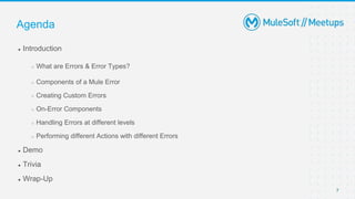 Error Handling In Mule 4 | MuleSoft Mysore Meetup #10 | PPT