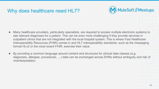 HL7 Integration using Mulesoft | MuleSoft Mysore Meetp #32 | PPTX