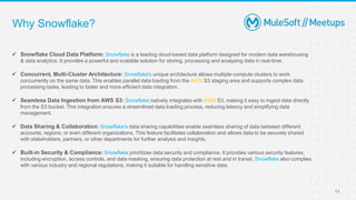 Discovering Seamless Integration: MuleSoft, AWS and Snowflake | MuleSoft Mysore Meetup #34 | PPT