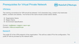Platform configuration on CloudHub 2.0 | MuleSoft Mysore Meetup #29 | PPT