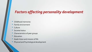 Personality development presentation syed | PPT