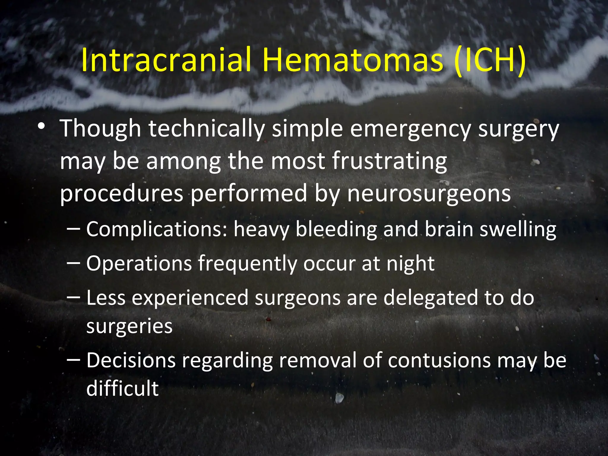 Surgery for Head Injury | PPT