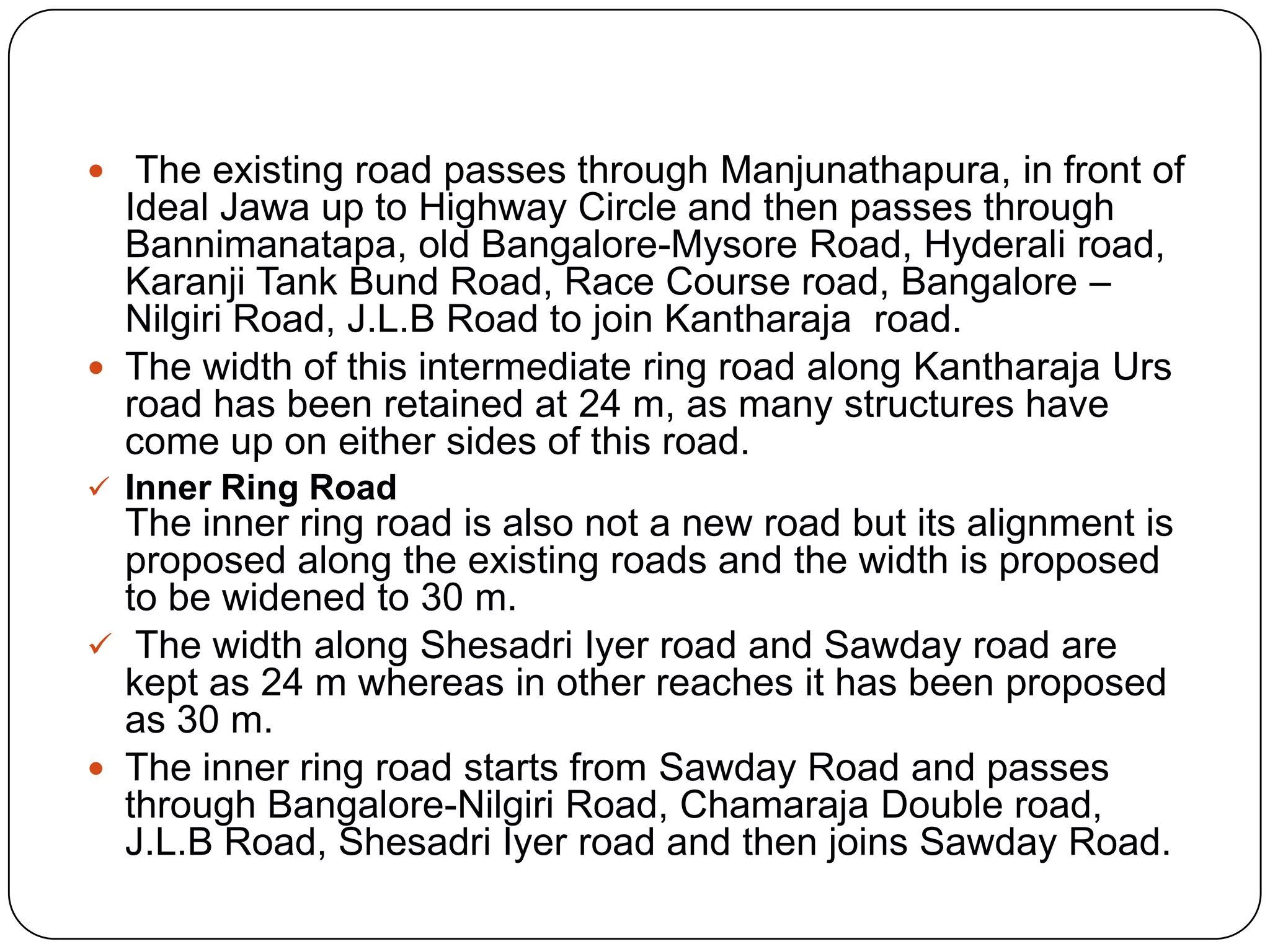 Mysore City :: Traffic and Transportation | PPTX