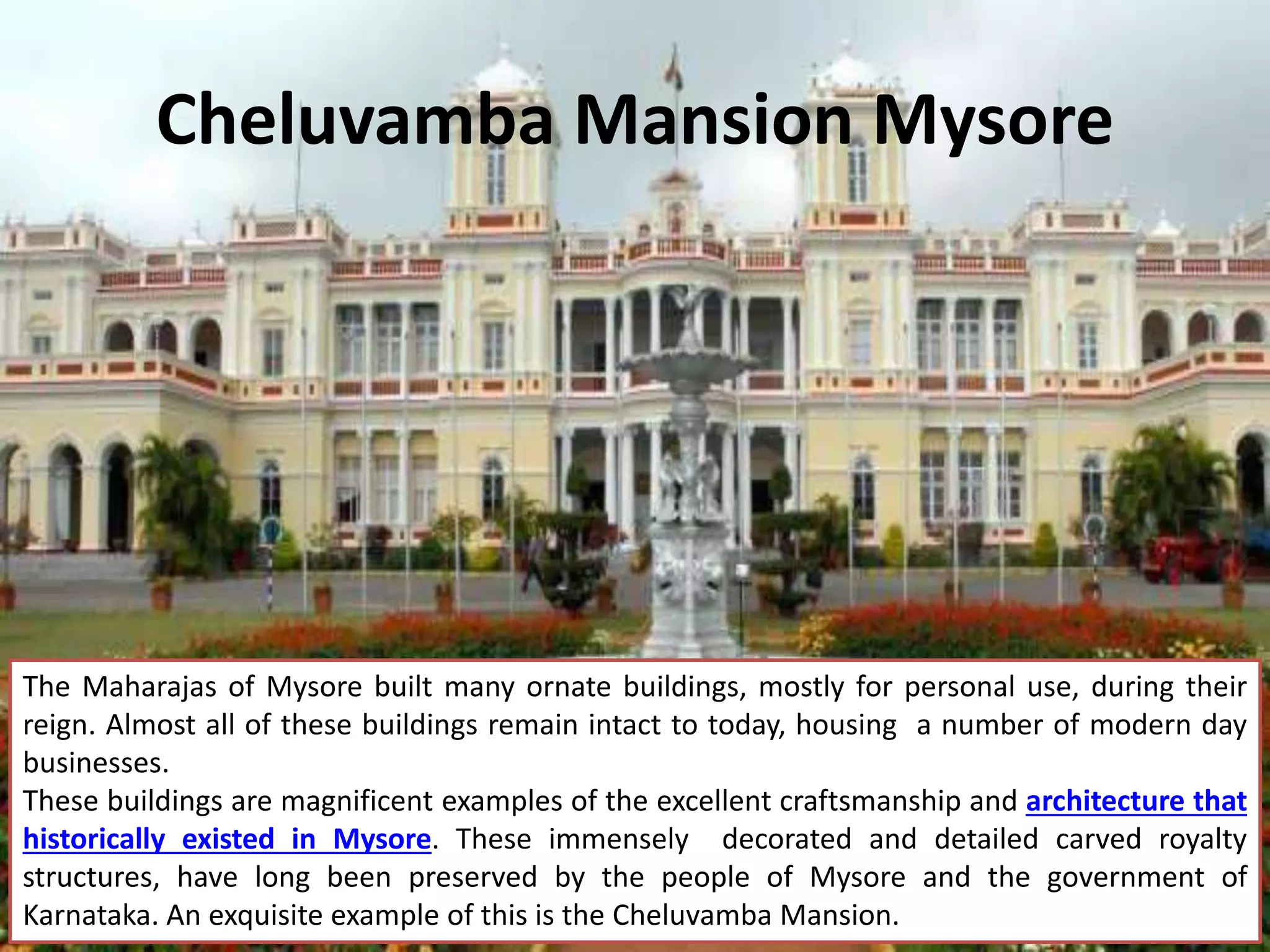 Reliable Mysore Visiting Places | PPT