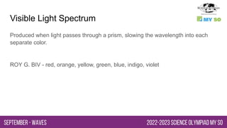MY SO Waves Notes Powerpoint - Visible Light.pptx