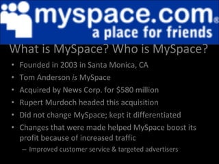 Myspace | PPT