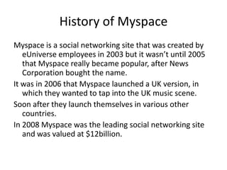Myspace | PPTX
