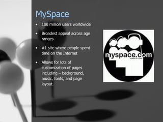 MySpace Your Space, Our Space | PPT