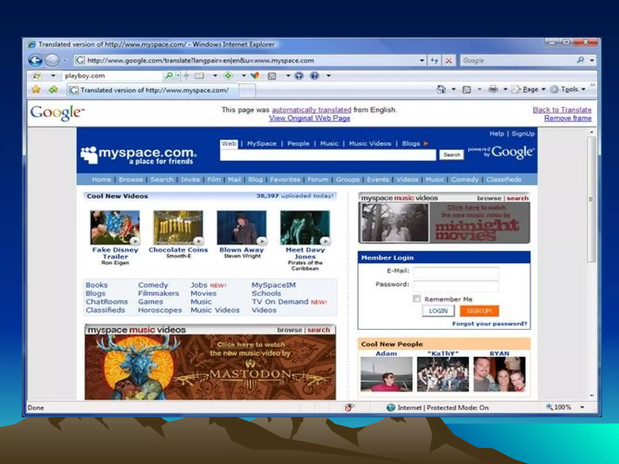 Myspace presentation | PPT