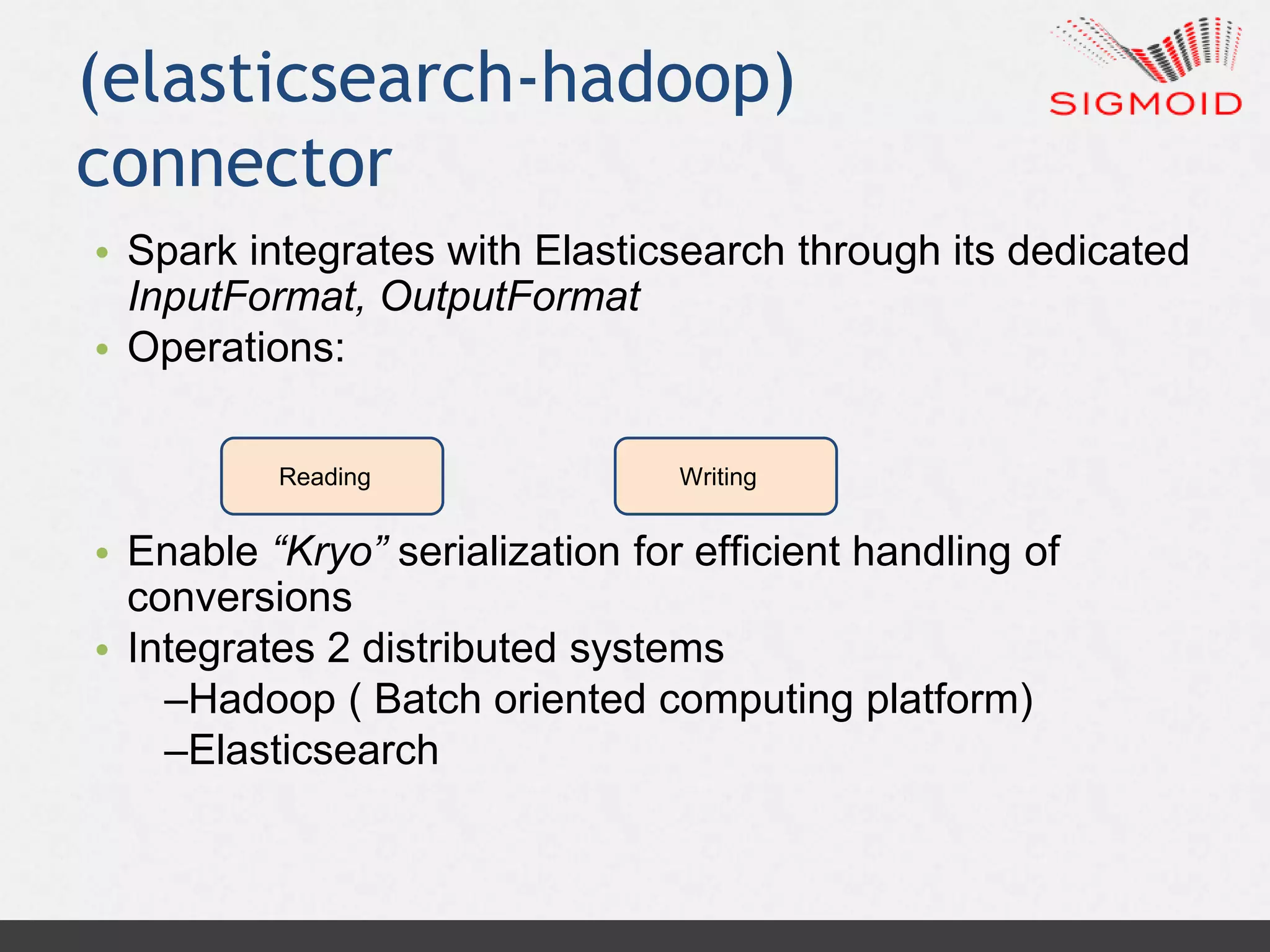 Real Time search using Spark and Elasticsearch | PPT