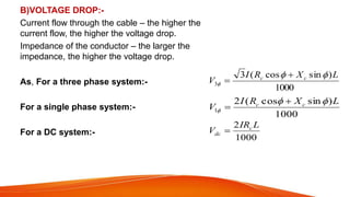 Cable Sizing Calculations | PPTX