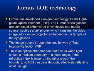 Digital spectacle by using cloud computing | PPT