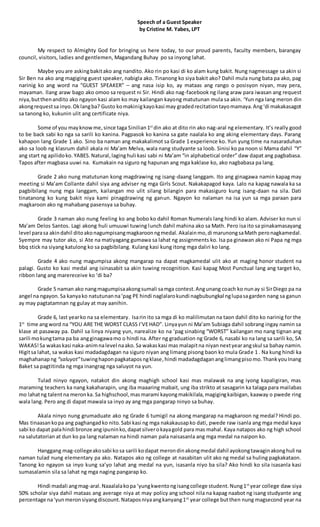 Guest Speaker Speech | DOCX