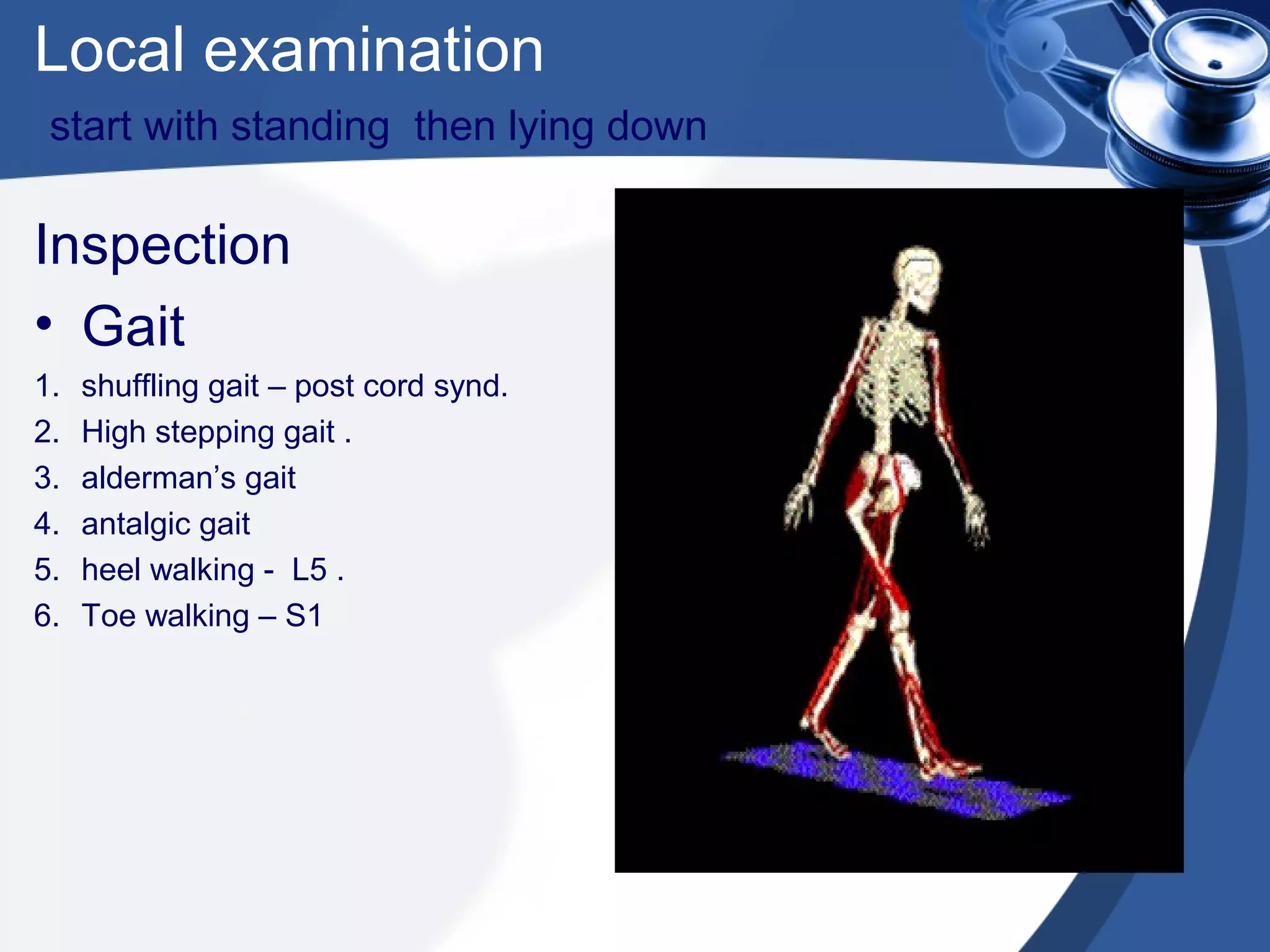 clinical examination of spine | PPT