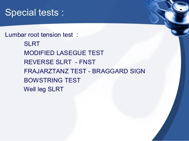 clinical examination of spine
