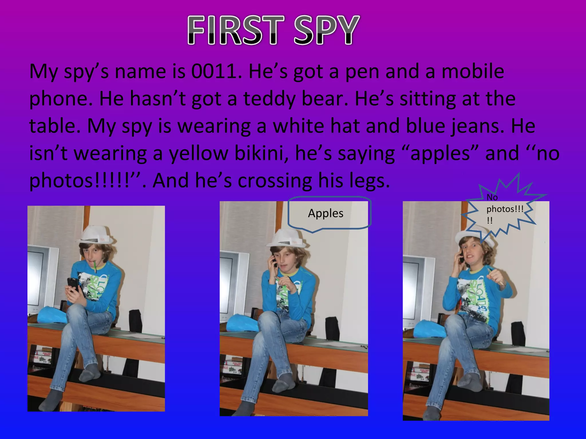 My spy joel | PPT
