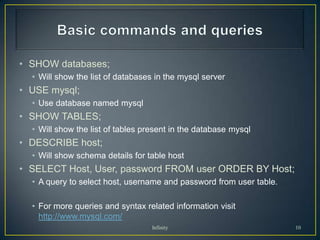 My sql | PPTX | Databases | Computer Software and Applications