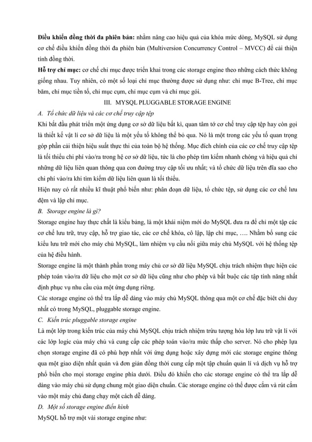 My sql.storage engine | PDF