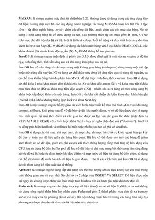 My sql.storage engine | PDF