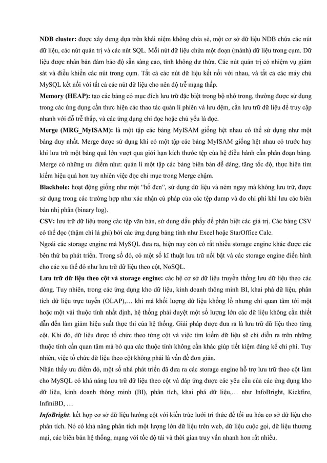 My sql.storage engine | PDF