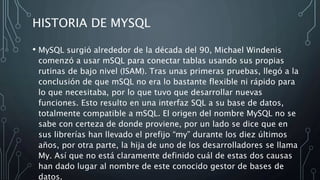 Lenguaje de programación MySQL | PPTX