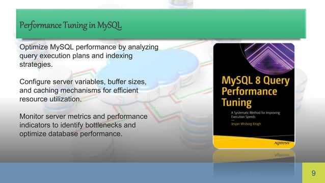 Mysql introduction and the components etc | PPTX