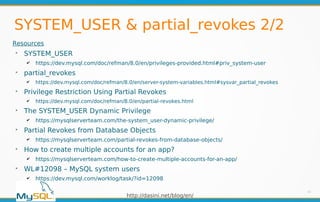MySQL 8.0.16 New Features Summary | PPT