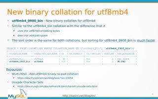 MySQL 8.0.17 - New Features Summary | PPT