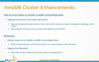 MySQL 8.0.21 - New Features Summary | PDF