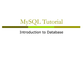 My sql advacnce topics | PPT