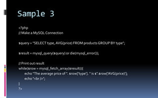 Mysql Aggregate | PPT