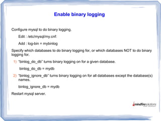 MySQL Backup & Recovery | PDF | Databases | Computer Software and ...