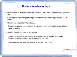 MySQL Backup & Recovery | PDF | Databases | Computer Software and ...