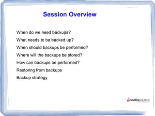 MySQL Backup & Recovery | PDF | Databases | Computer Software and ...