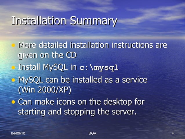MySQL Database System Hiep Dinh | PPT