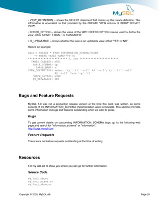 Mysql Datadictionary | PDF