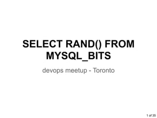 Mysql devops-to | PPT