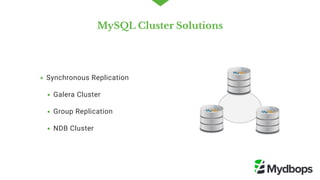 MySQL High Availability Solutions | PPT