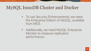 MySQL on Docker and Kubernetes | PPT