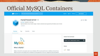 MySQL on Docker and Kubernetes | PPT